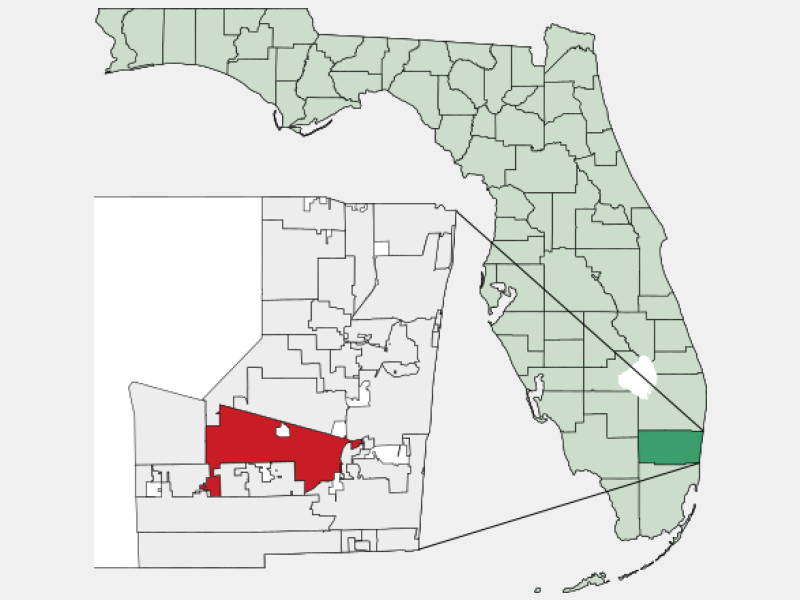 Davie FL Geographic Facts Maps MapSof