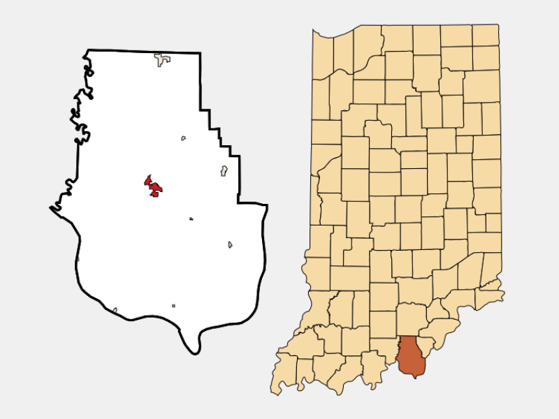 Corydon IN Geographic Facts Maps MapSof